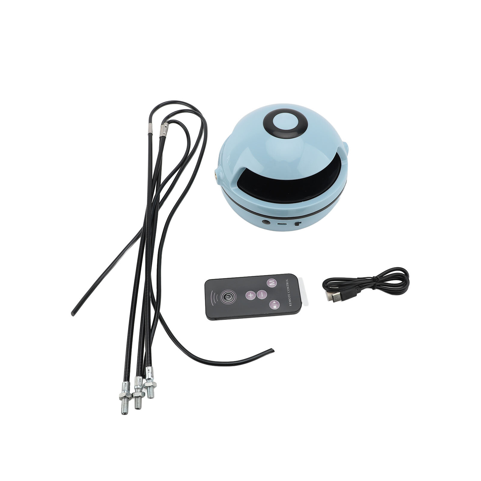 Музыкальная скакалка, автоматическая электрическая, для детей, синяя.