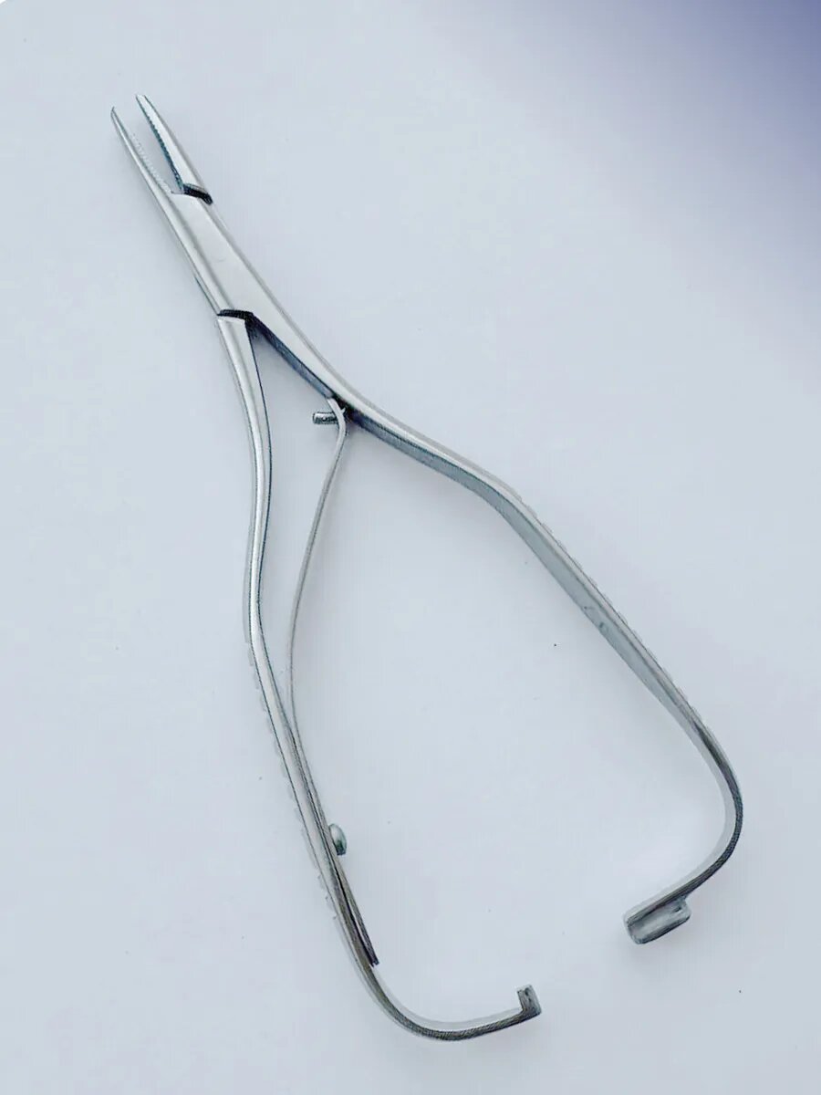 Иглодержатель "Матье", 140мм, кремальерный замок, нержавеющая сталь