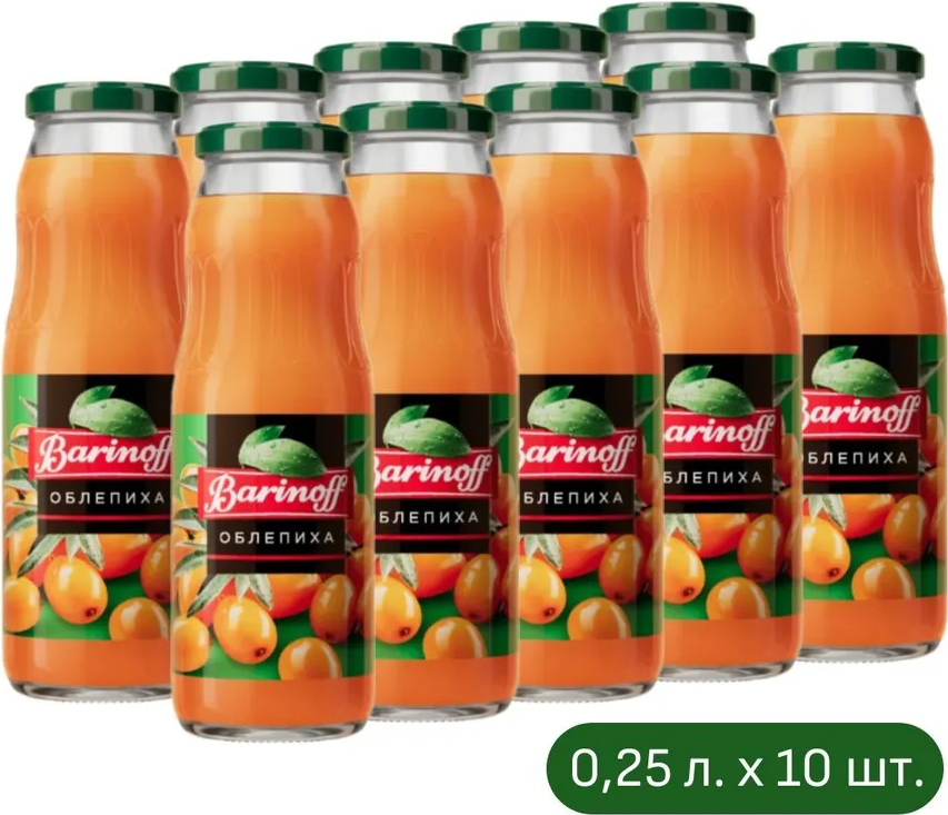 Баринофф 0,25л.*10шт. Облепиха Barinoff Соки и Нектары Россия