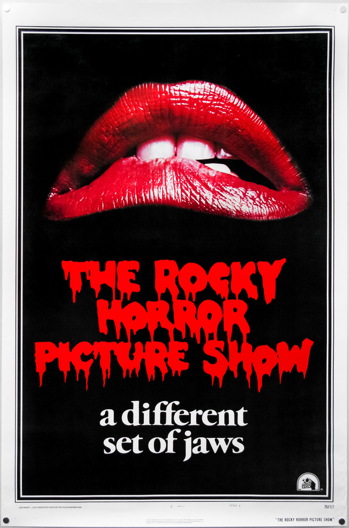 Плакат, постер Шоу ужасов Рокки Хоррора (The Rocky Horror Picture Show) 1975 на бумаге, размер 60х84см