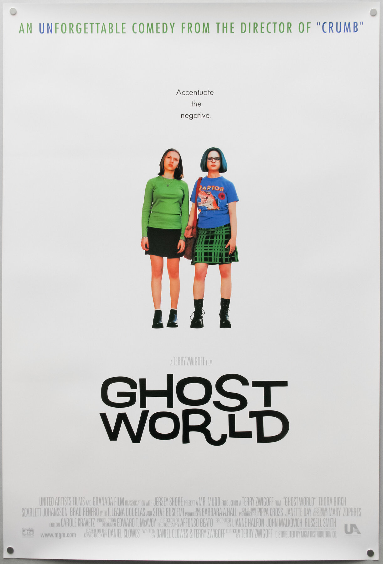 Плакат, постер Призрачный мир (Ghost World) 2001 на холсте, размер 21х30см