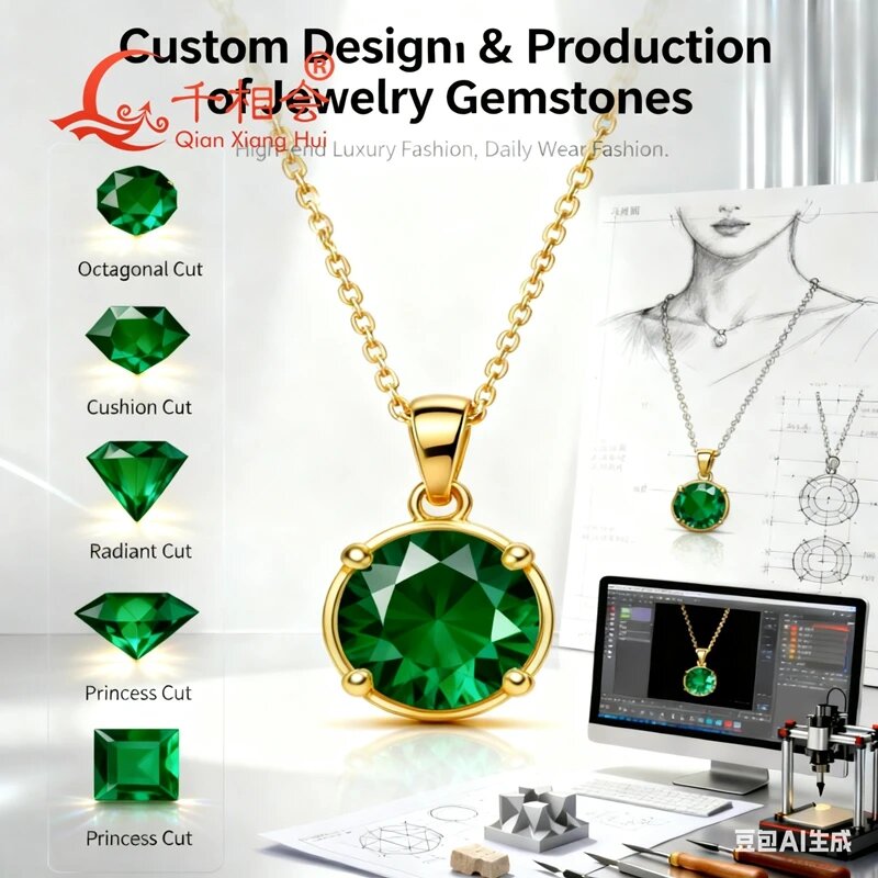 Индивидуальное украшение из полудрагоценных камней