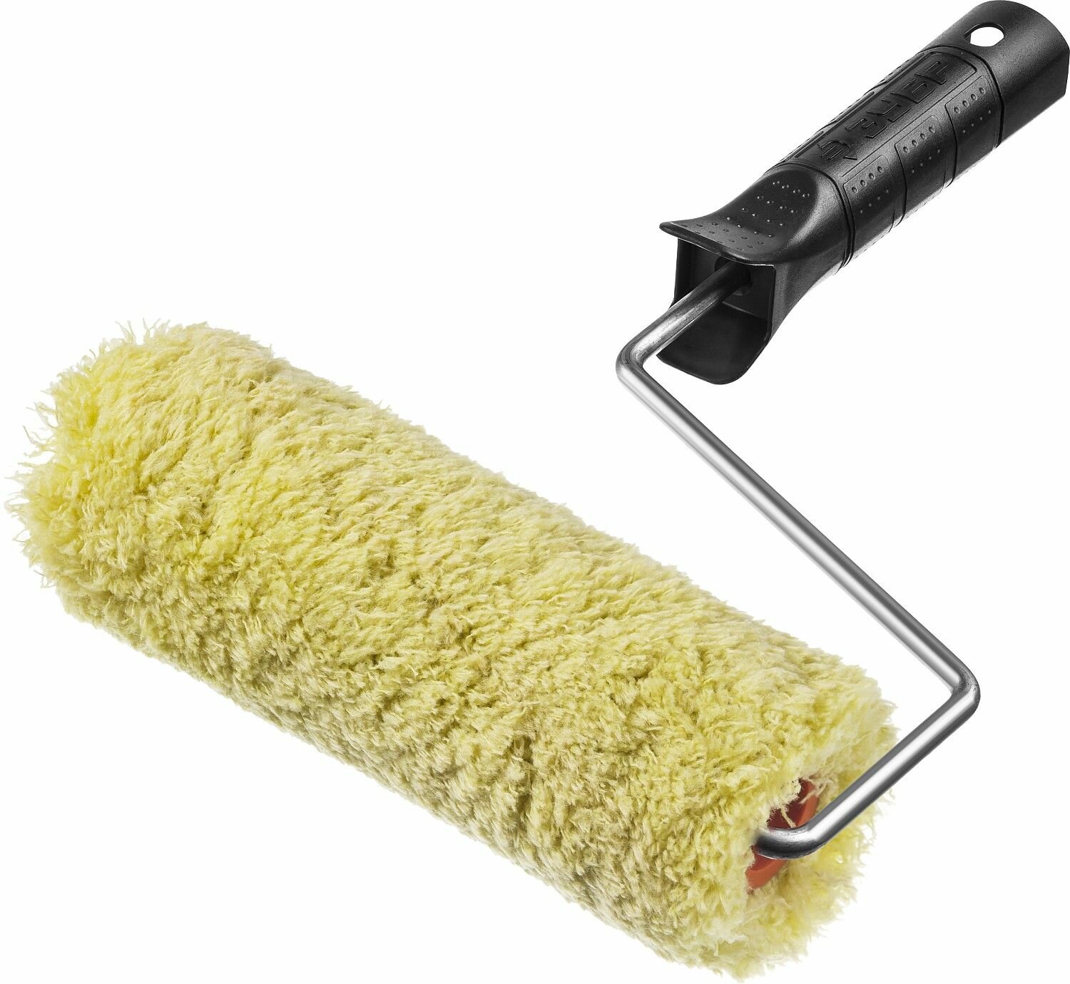 Фасадный валик ЗУБР оптима-синтекс, 50 х 180 мм, бюгель 6 мм, полиэстер, ворс 18 мм, ручка 03517-18