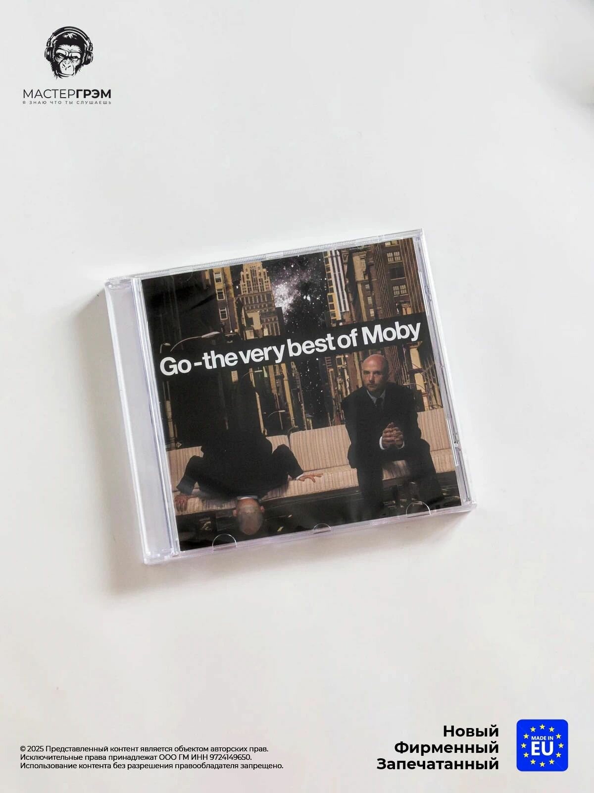CD диск Moby - The Very Best Of (CD) 2006, Jewel Case