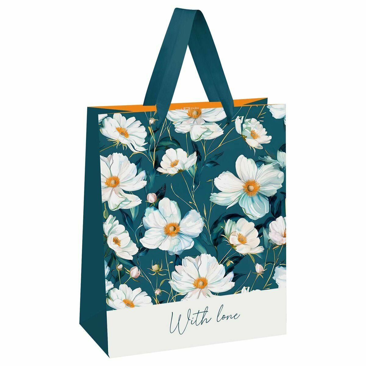 Пакет подарочный 26x32x12см MESHU "Bright meadow", матовая ламинация (MS_66188), 96 уп.