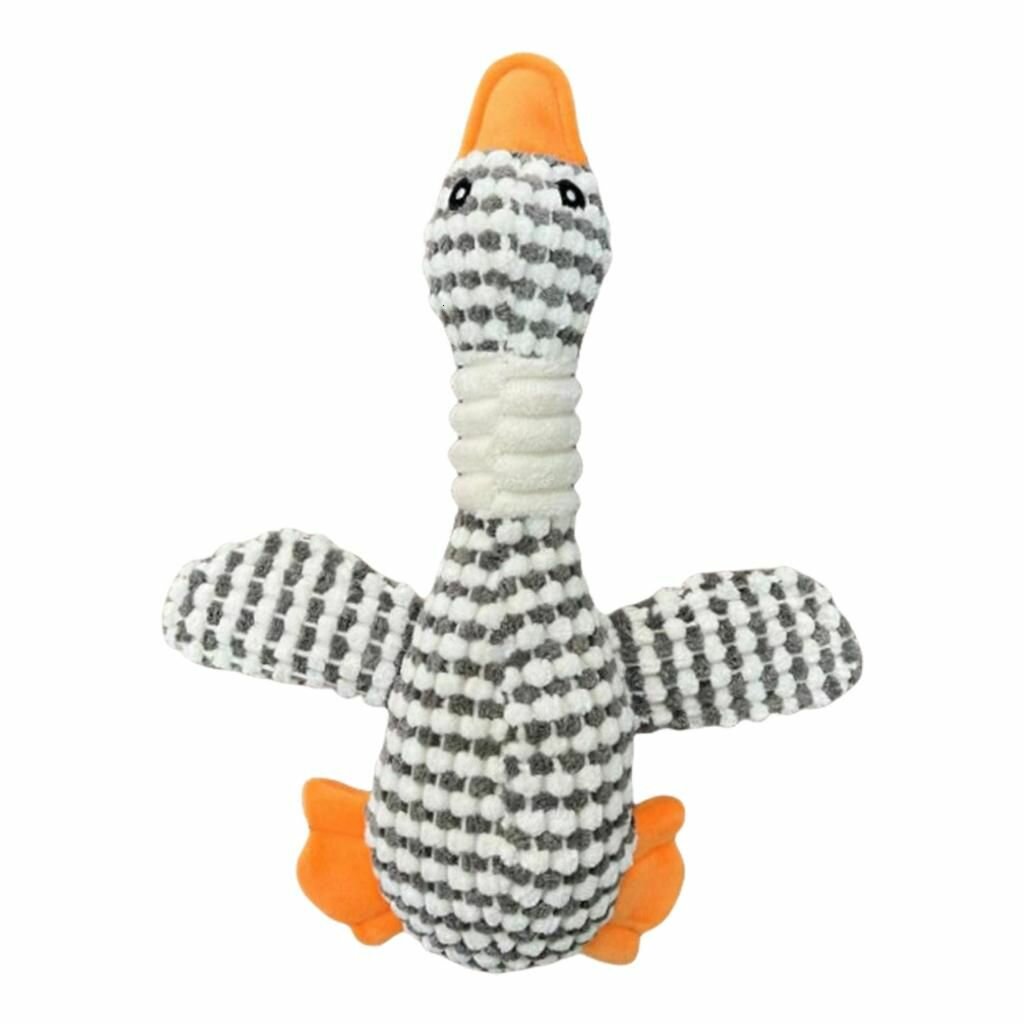 Игрушка для животных, Ананасовый Бархат Гусь Pet Игрушка-Ананас Белый