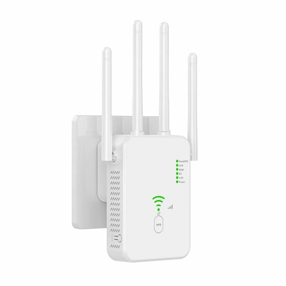 AC1200M 2.4G/5G Wifi репитер беспроводной маршрутизатор усилитель сигнала гигабитный высокомощный многофункциональный удлинитель с вилкой США