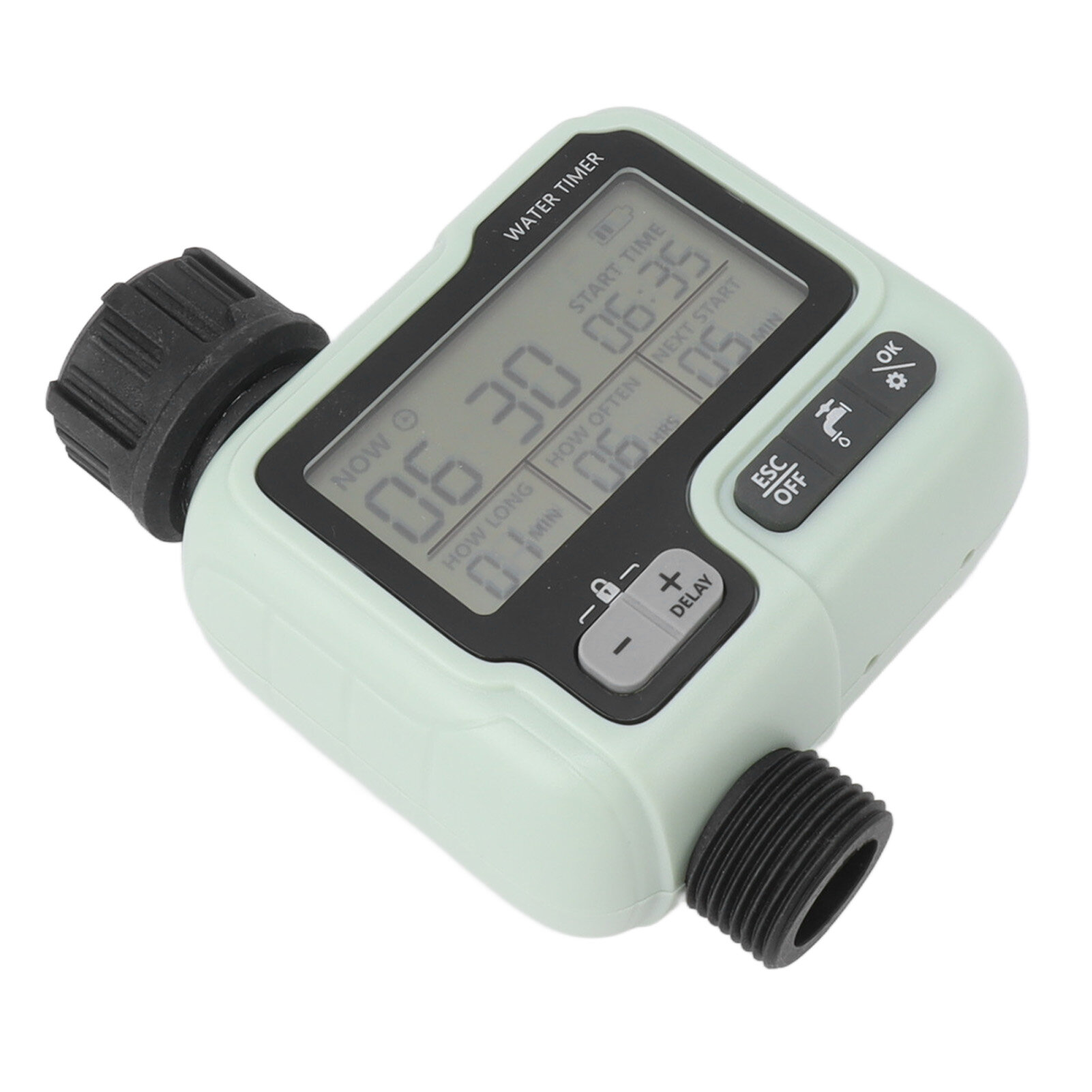 Таймер спринклера, автоматическая задержка полива, ручной программируемый таймер воды для наружного сада, двора, газона