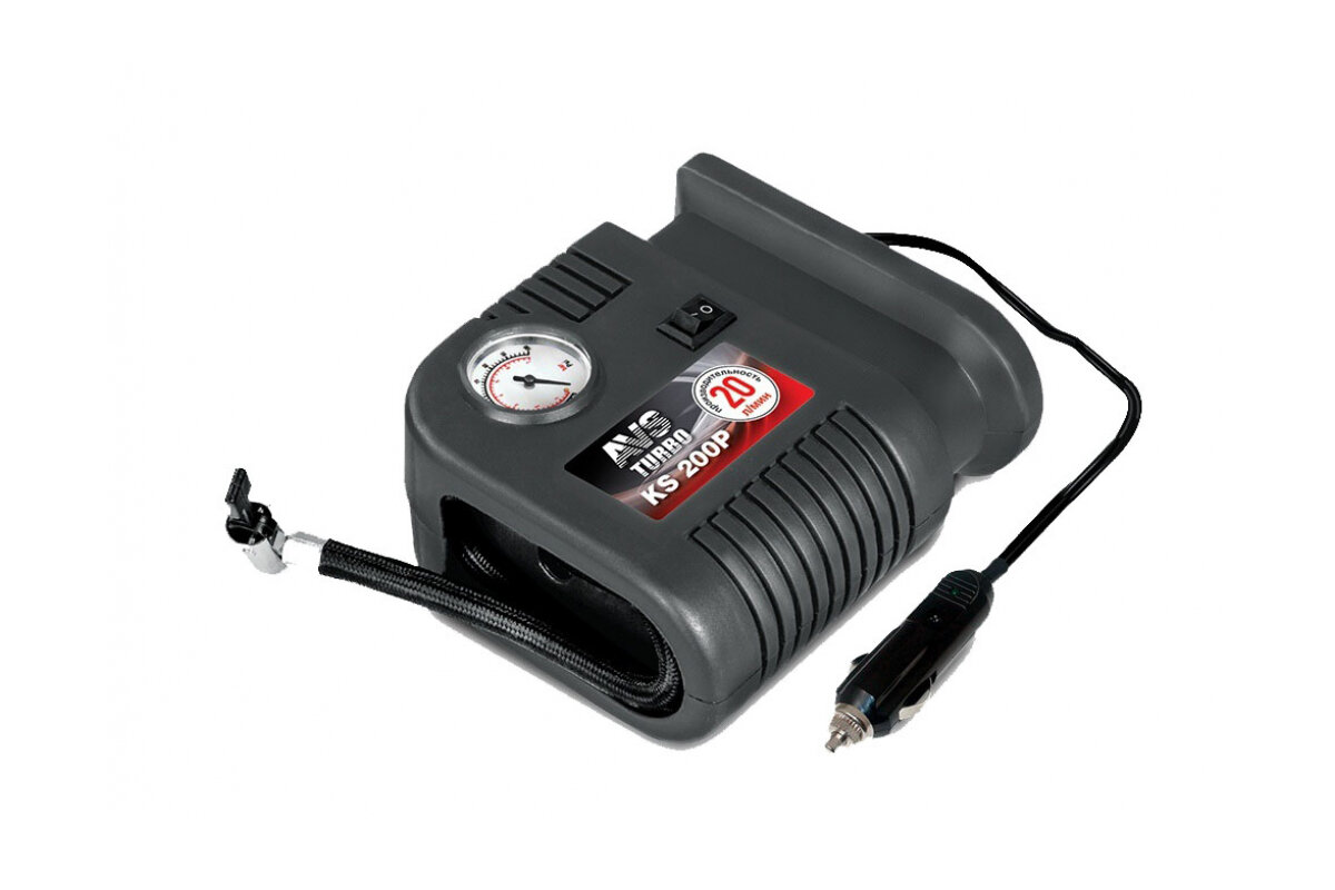 Компрессор автомобильный насос для машины AVS KS200P