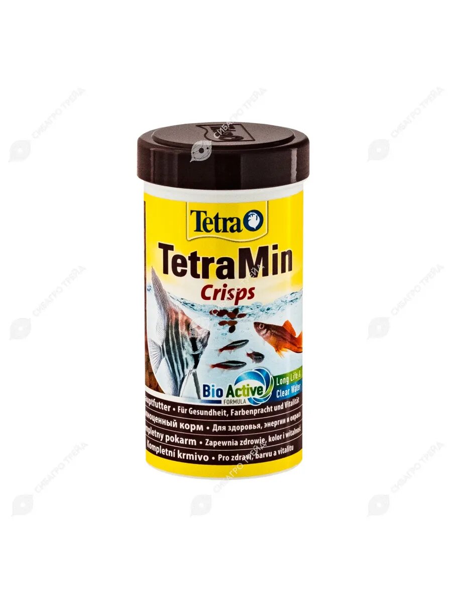 Tetramin Crisps корм для аквариумных рыб в виде чипсов, 250 мл
