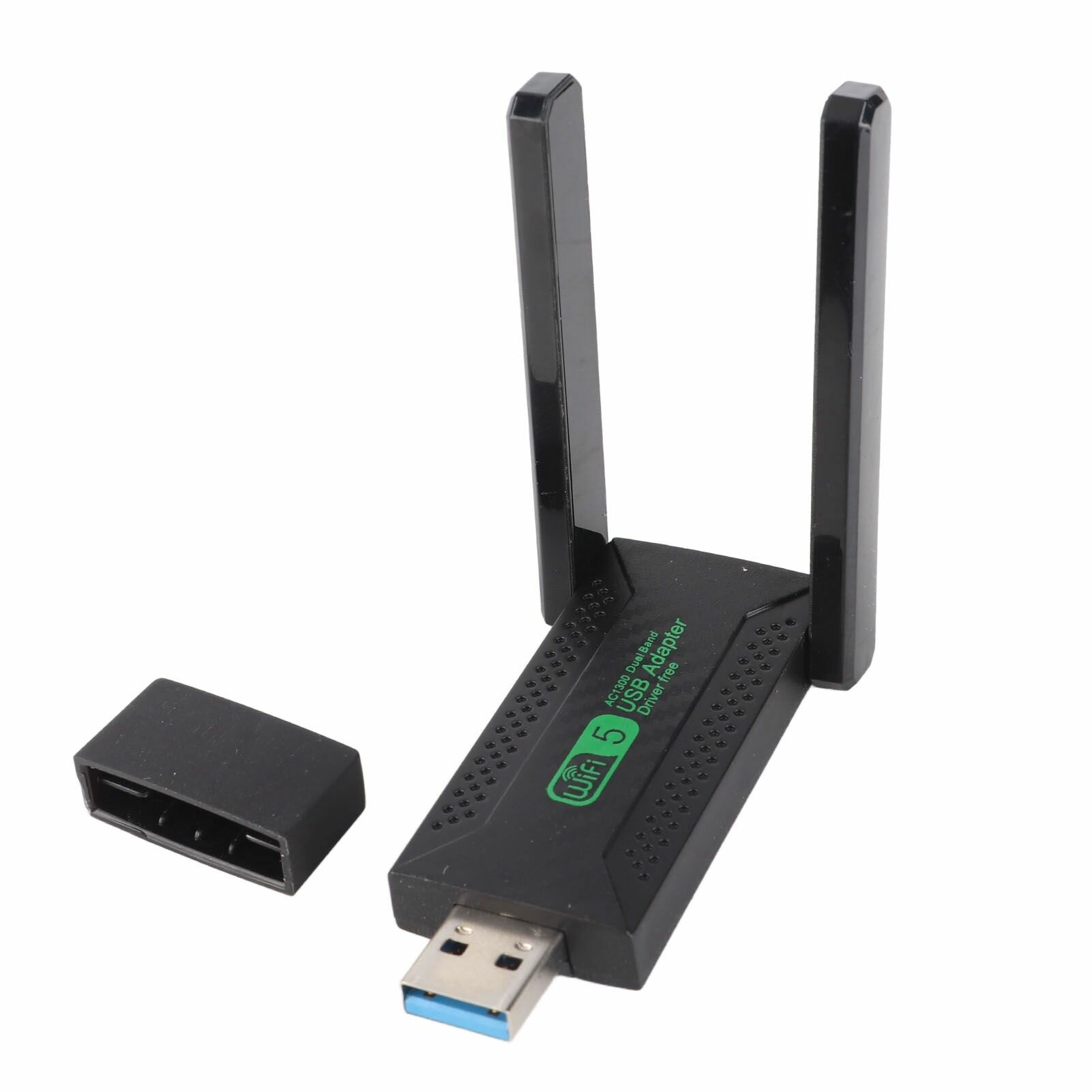 USB Wi-Fi адаптер с 2 антеннами, 2.4/5 ГГц, 1300 Мбит/с, USB 3.0
