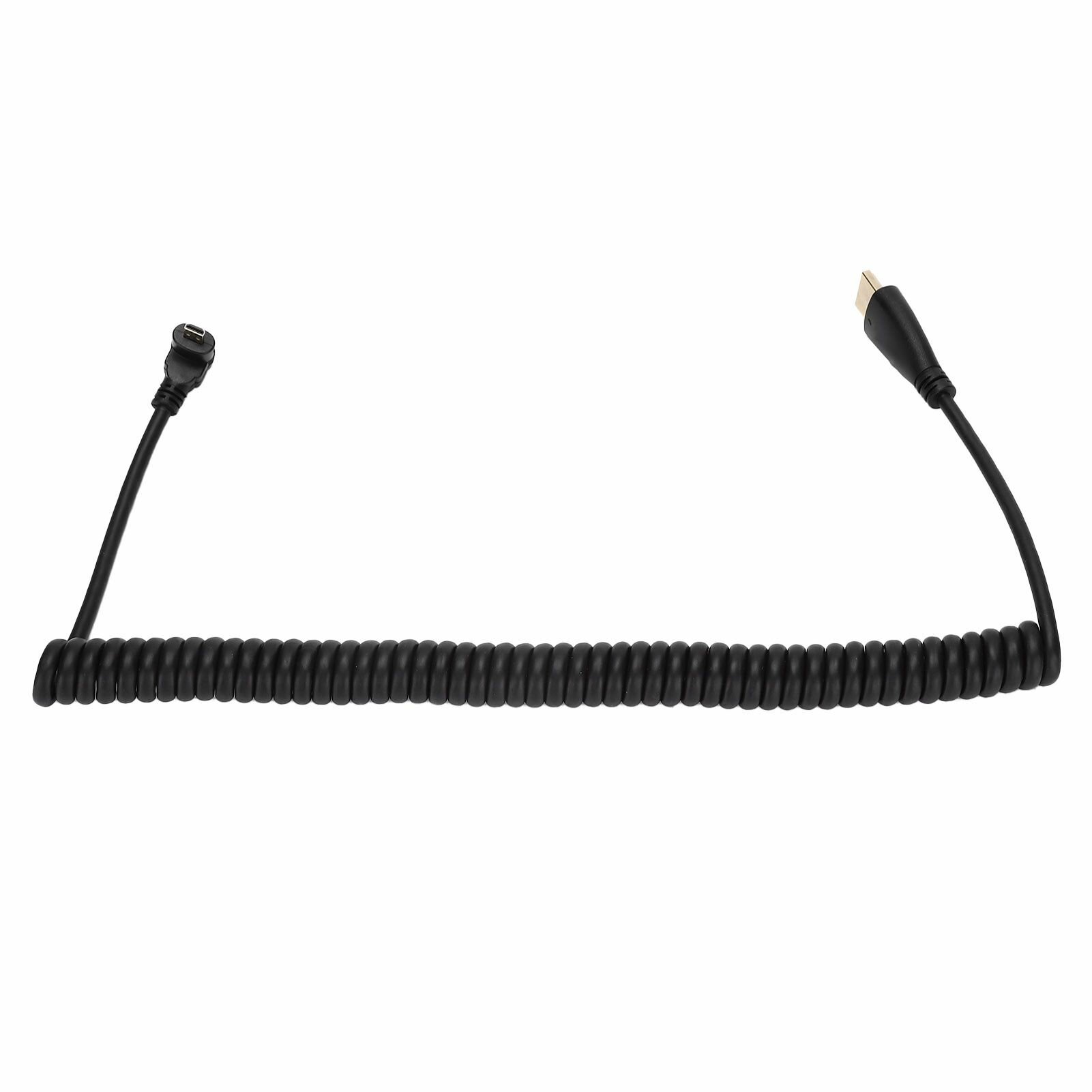 Кабель HDMI Type A - Type D, пружинный, для ПК