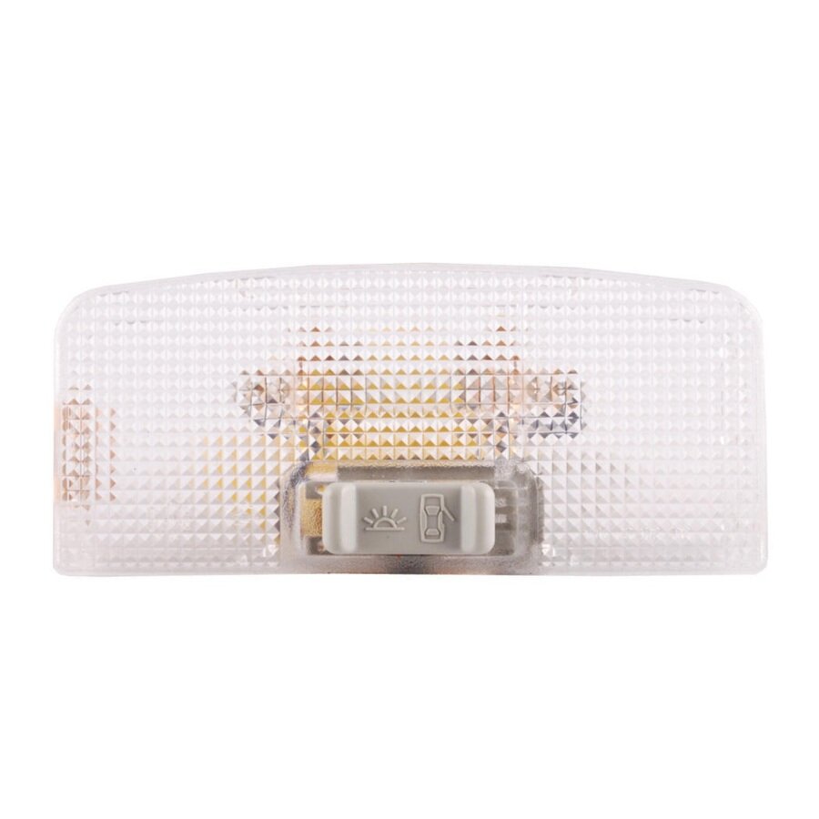 Плафон освещения салона ВАЗ 2170, 2190, 2192, 21214 на галогеновой лампочке (комплектация Норма) (артикул 21700-3714010-00)