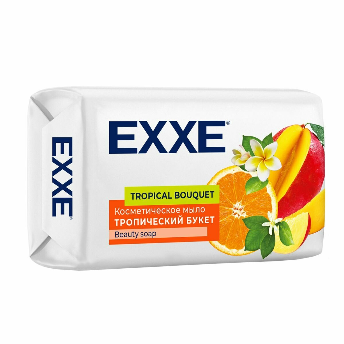 Мыло туалетное EXXE "Тропический букет", 90 г, картонная упаковка