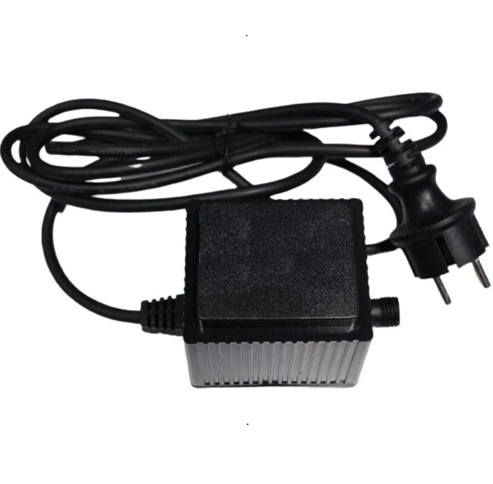 Трансформатор блок питания для гирлянд 220/24 В 30ВТ черный провод