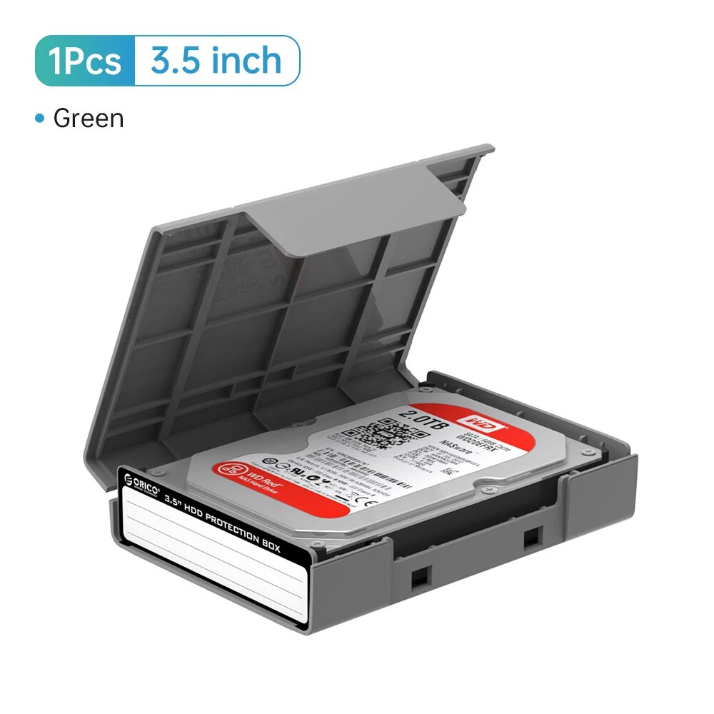 ORICO Влагостойкий бокс для HDD SSD 3,5 дюйма 3.5 inch Gray