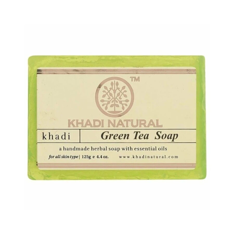 Натуральное мыло Зеленый чай Khadi Naturals 125 г - 2 шт.