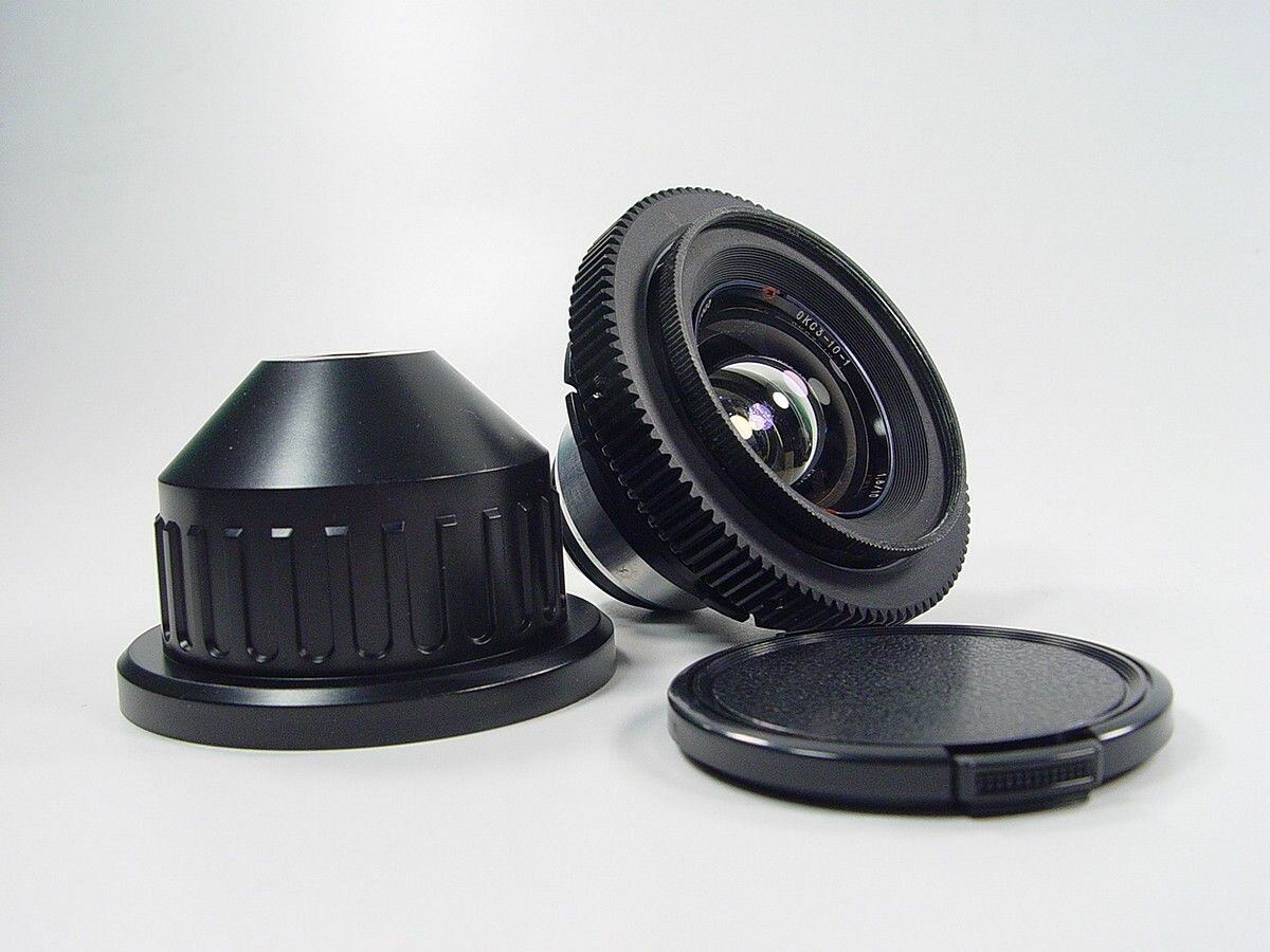 Объектив киношный светосильный. Super16. Ширик PL mount КМЗ ОКС 3-10-1 f/1.8 10mm Arriflex Arri RED. №1