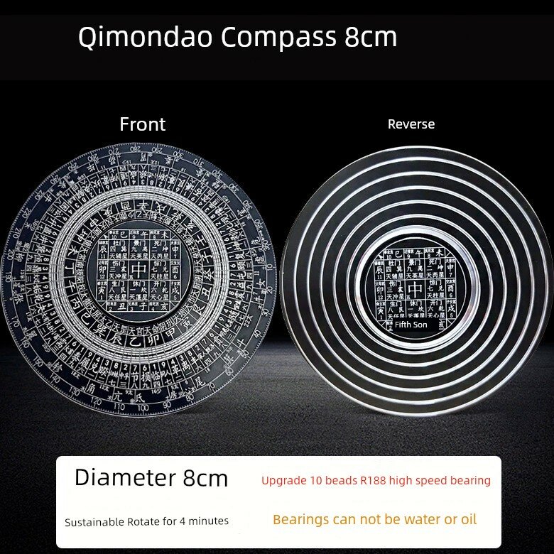 Китайский высокотехнологичный фиджет-спиннер, цельнометаллическая игрушка для снятия стресса, компас Фэн-шуй Тай-чи