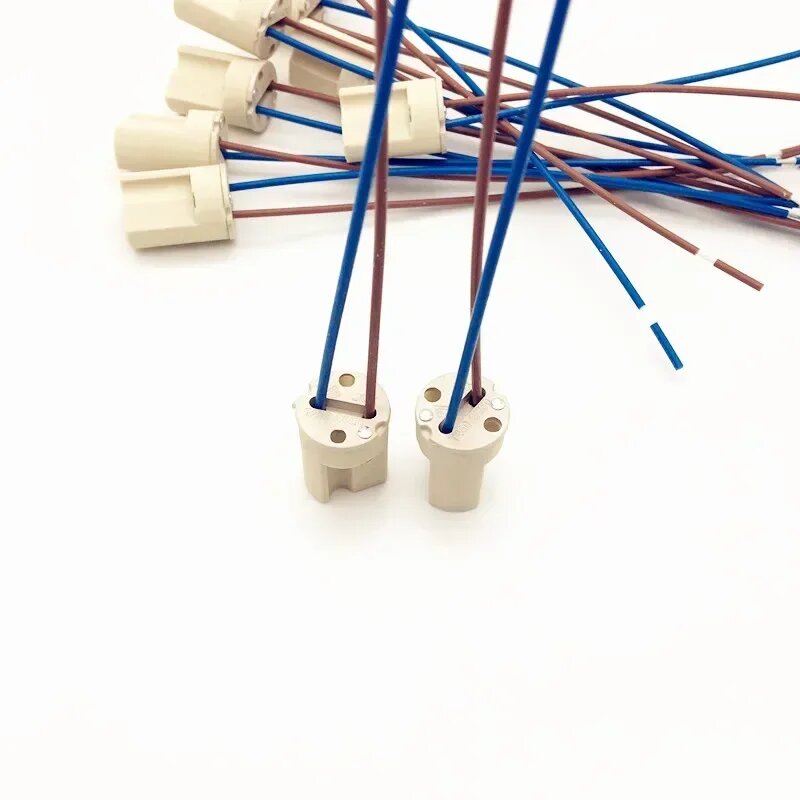 4 шт, Галогенные Светодиодные лампы G9 с кабелем 10 см