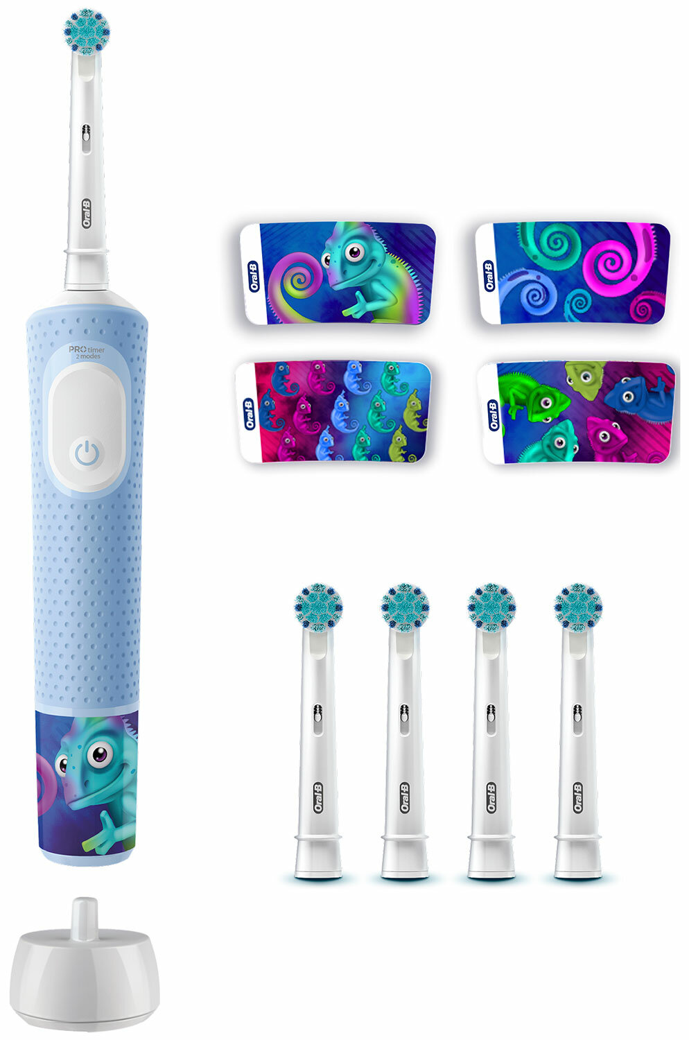 Детская зубная щетка Oral-B D103.413.2K+Нас PROKids EB10S 4шт ПН