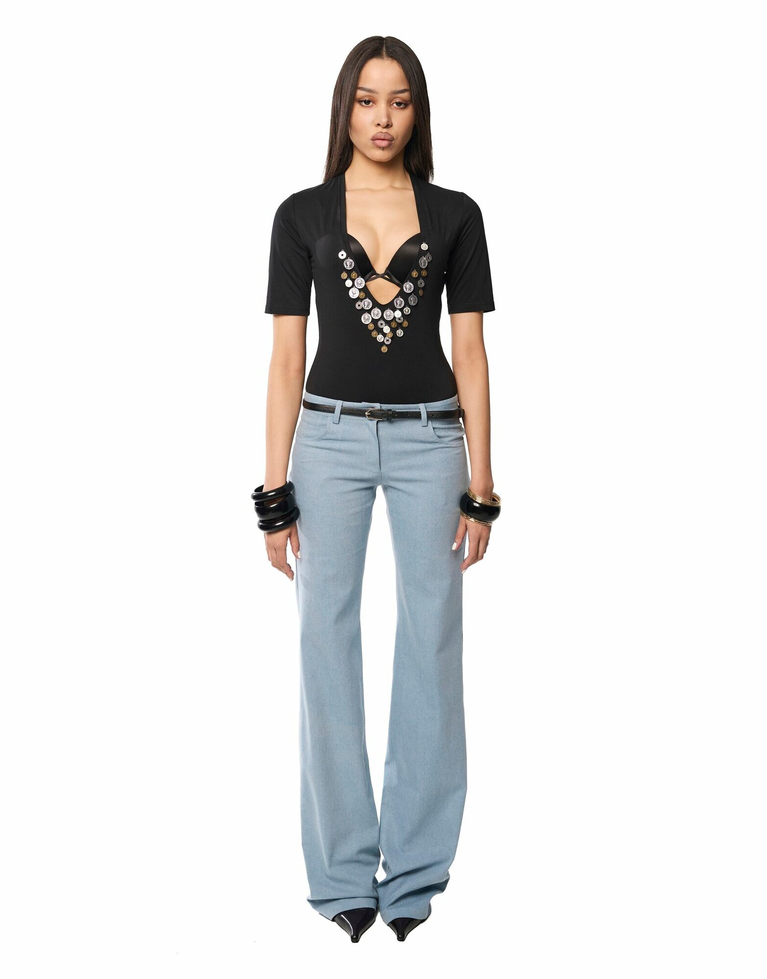 Джинсы клеш Весна 2026 