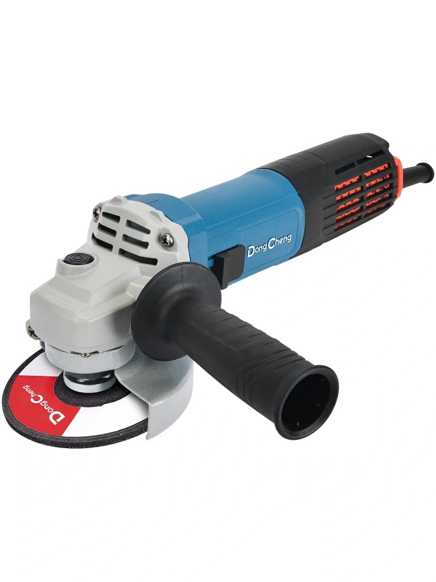 Угловая шлифмашина (Болгарка) DONGCHENG DSM17-125B 1100Вт, круг 125мм, 11800 об/мин, профессиональная, с плавным пуском