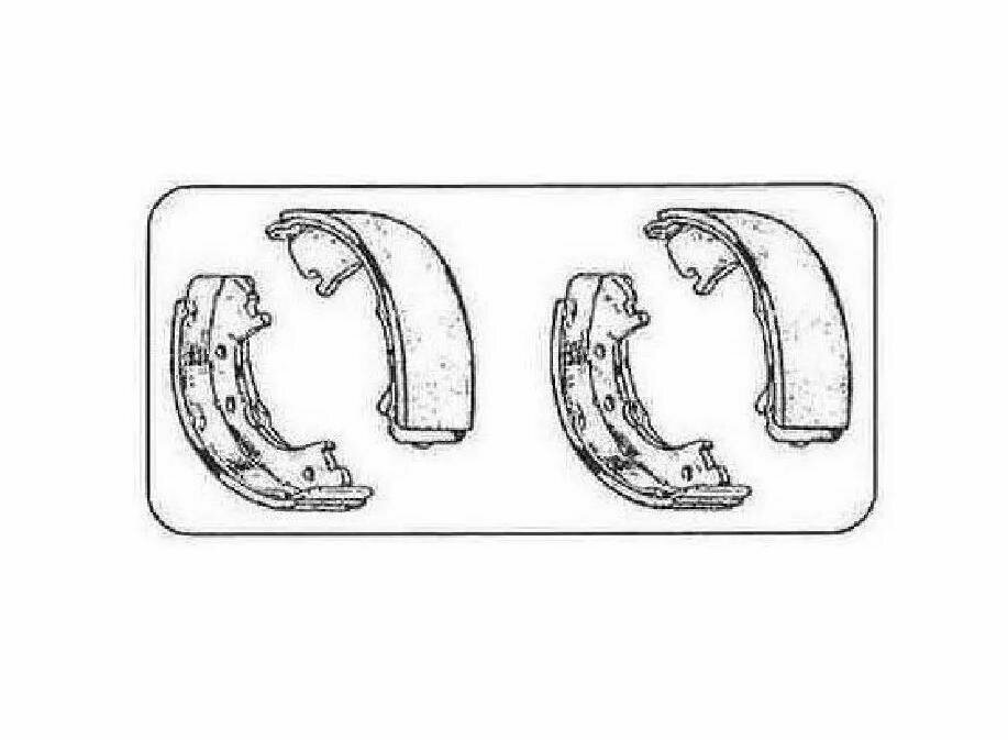 Колодки тормозные ручника ERREVI 711884 Iveco Daily 2000