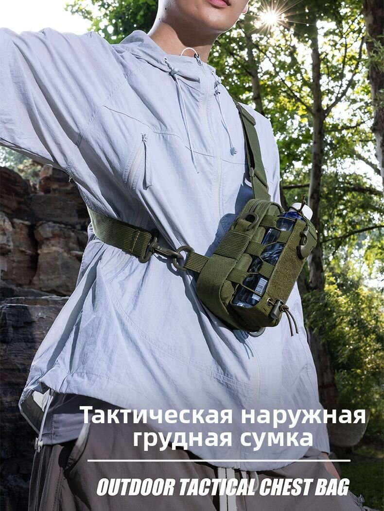 Поясная сумка KLD WZ8001, черная, из нейлона, водонепроницаемая, для телефона, велоспорта и походов
