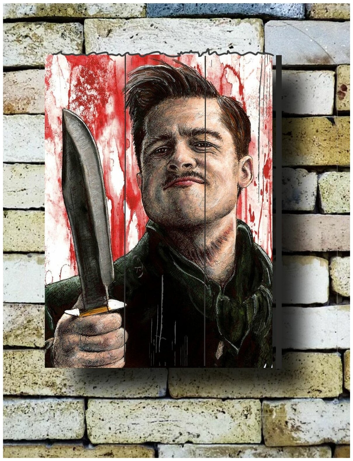 Картина на досках 'Тарантино. Бесславные Ублюдки' 30/40 см