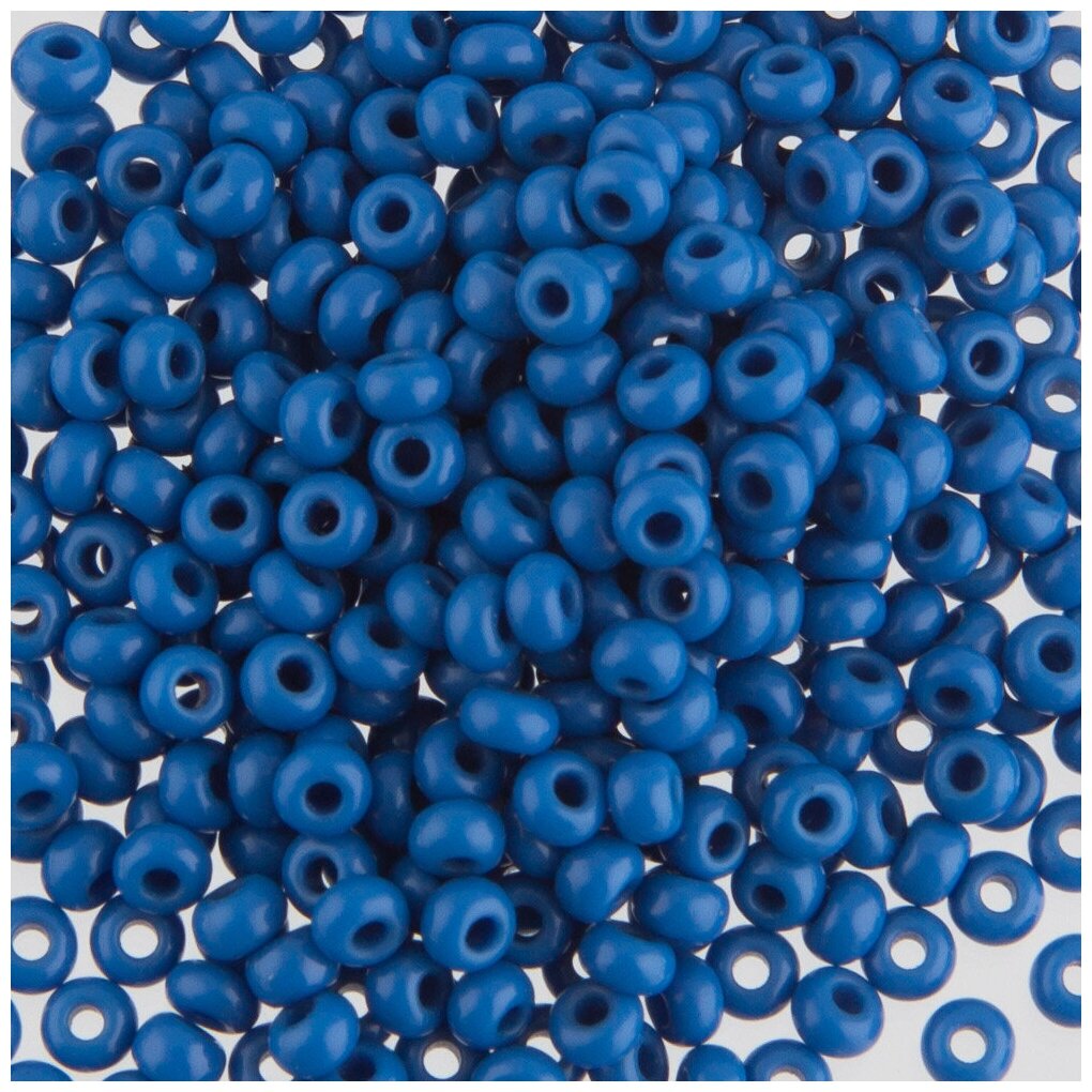 Бисер для рукоделия 50 г Чехия Gamma круглый 2 10/0 2.3 мм B174 голубой (33210)