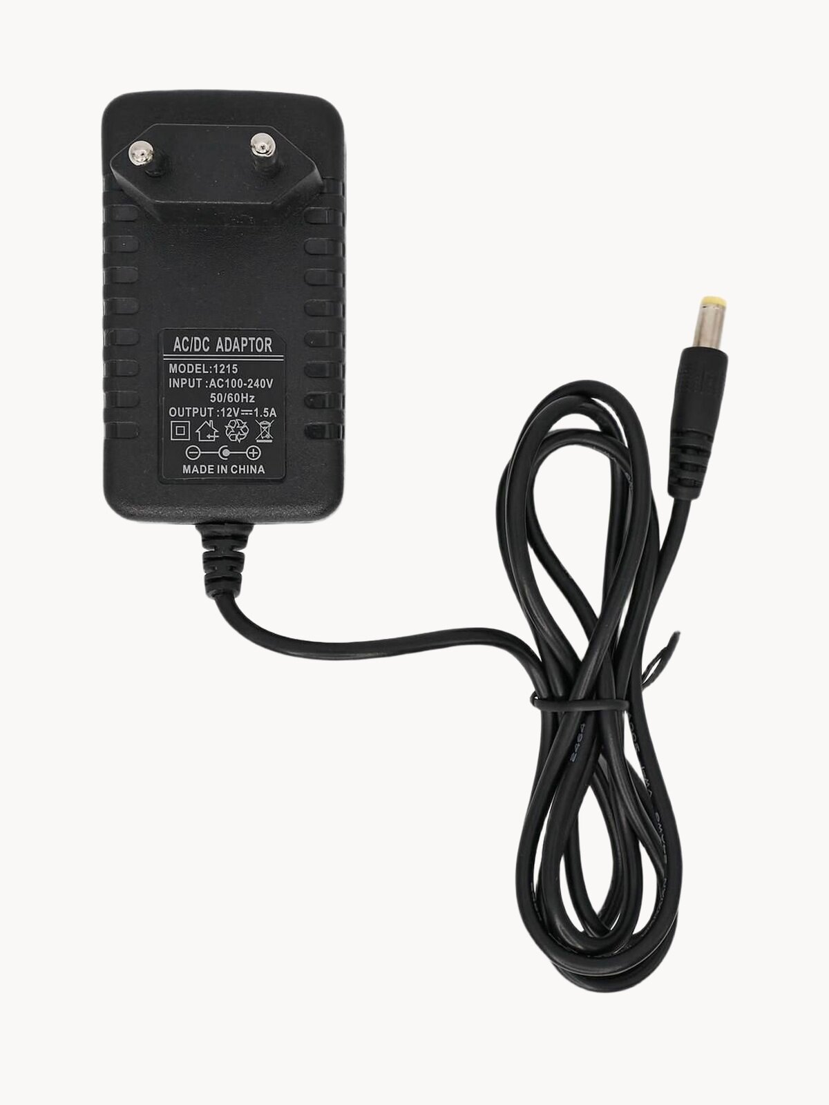 Универсальный блок питания 12V 1,5A (штекер 5,5-2,5 мм)