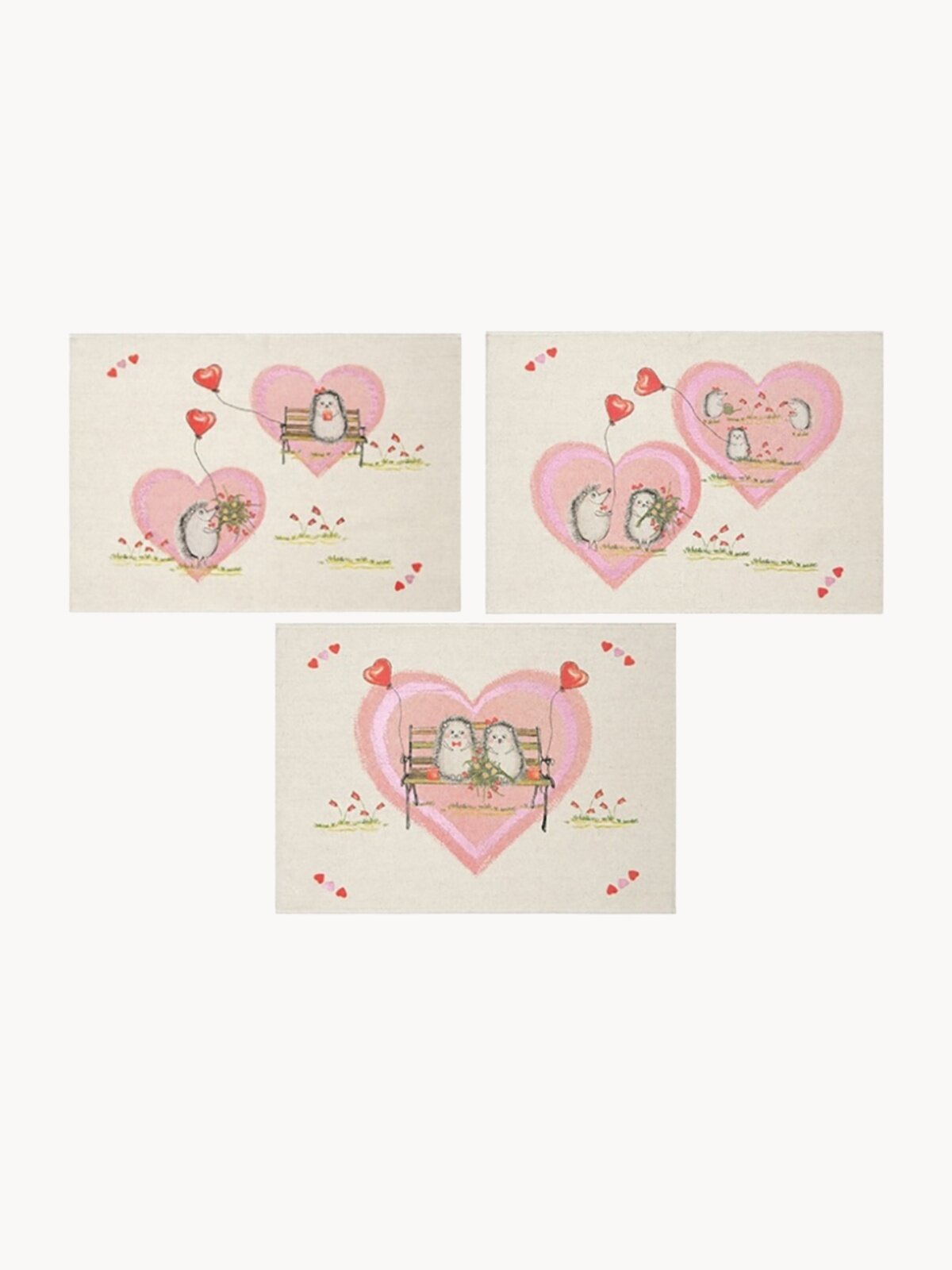 Кухонные полотенца с петелькой в подарочной упаковке Белорусский Лен набор