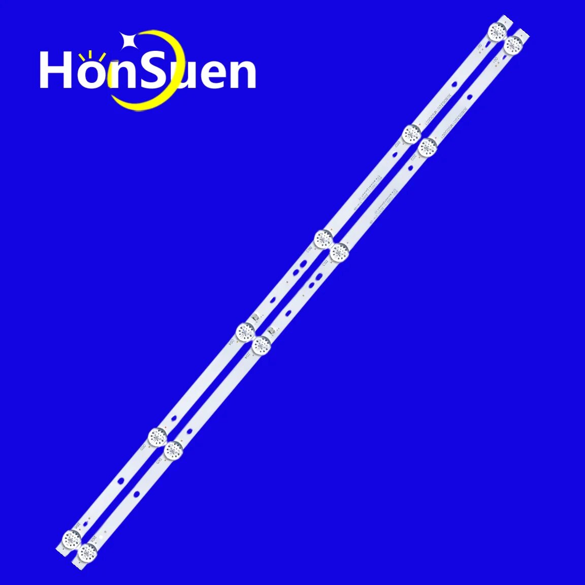 Светодиодная лента HonSuen 6 диодов 574 мм 6В 10KIT 20PCS