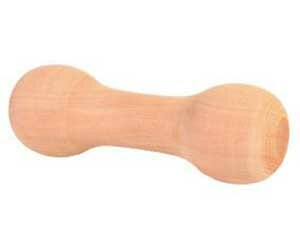 Игрушка для собак Trixie гантель деревянная 250г 3221