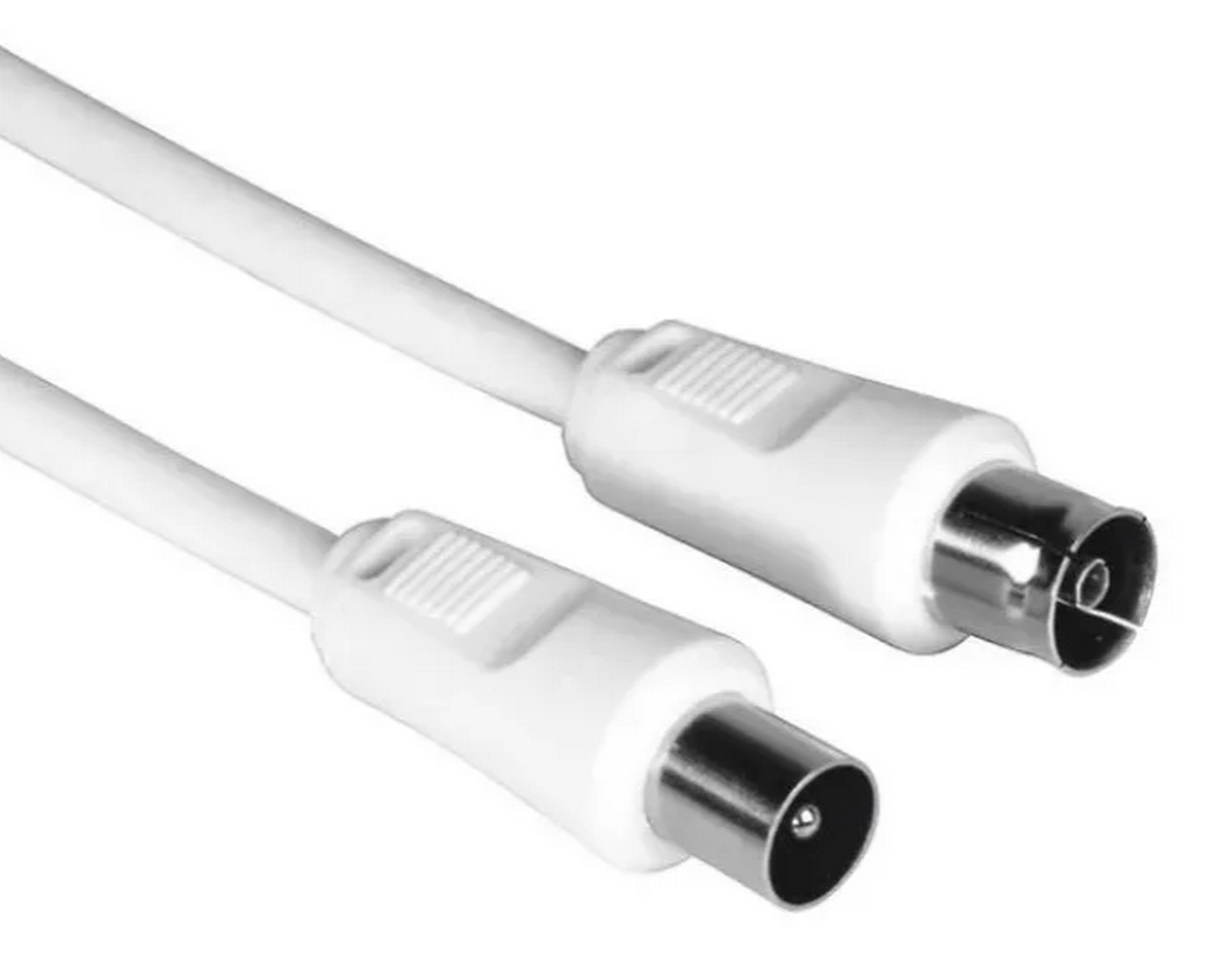 Удлинитель ТВ -2.0м. ТВ-гнездо x ТВ-штекер Exployd EX-K-1406 (белый)