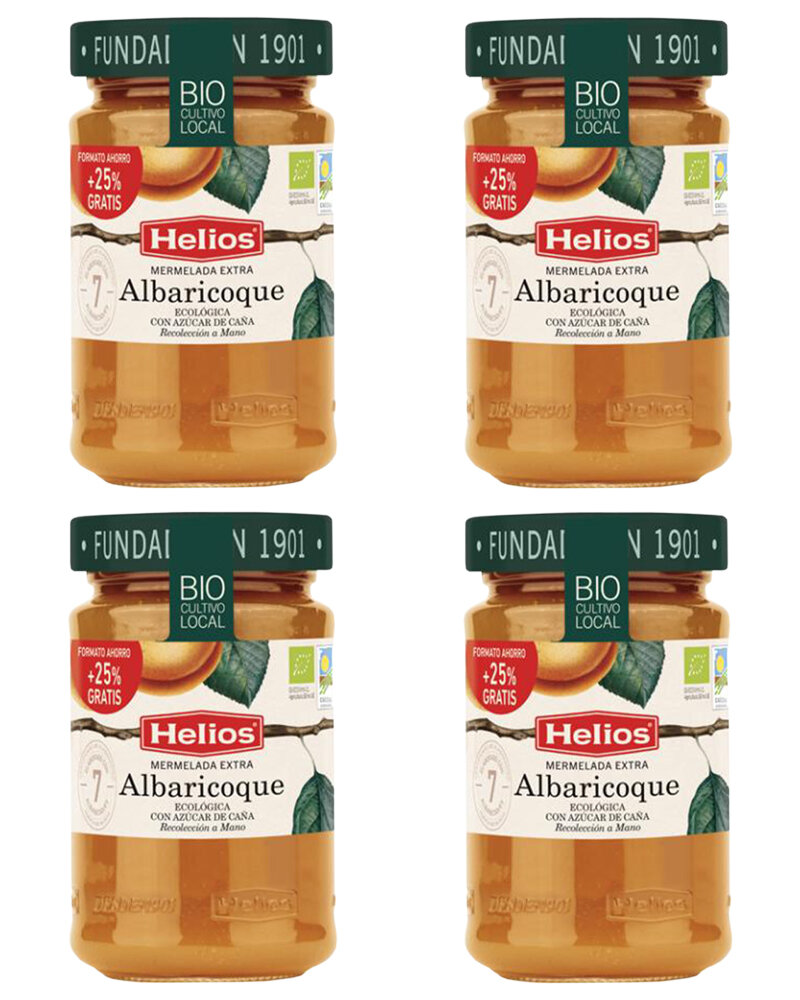 Конфитюр Helios из абрикоса BIO 350 гр. - 4 шт.