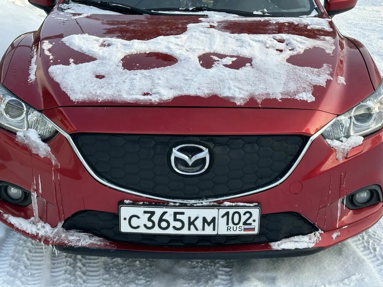 Утеплитель радиатора Экономия топлива Mazda 6 Мазда 6 (2012 -2015) III (GJ)
