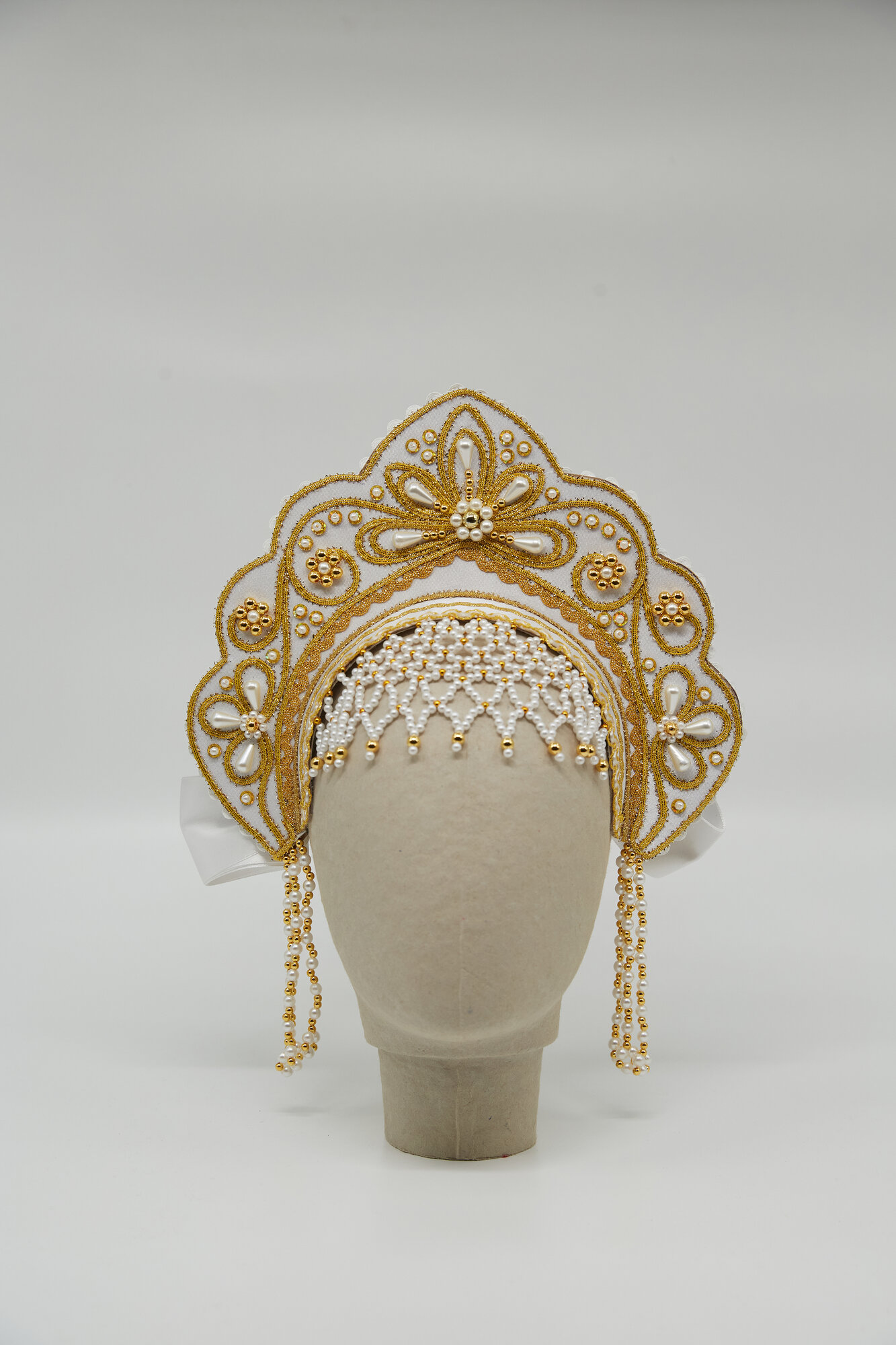 Кокошник детский "Жар птица" от бренда "Забава Углич" КЖм-17-БЗ