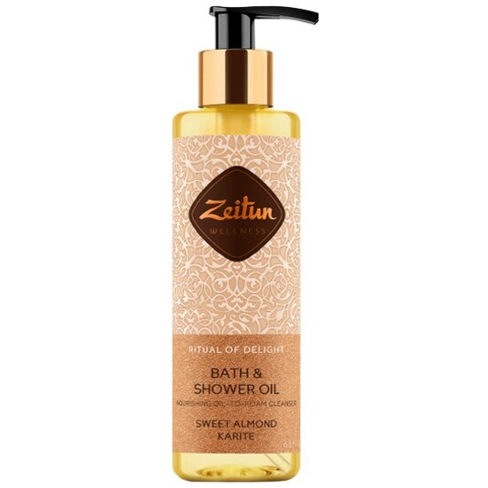 Масло для ванны и душа Zeitun Ритуал восстановления, с аргановым маслом, 200 мл