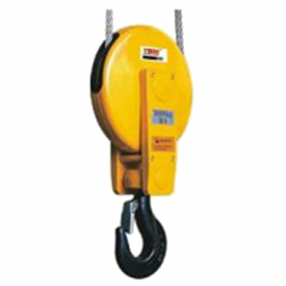 Крюковая подвеска к тали электрической TOR CD1 3.2 t 11935, с помощью подшипника