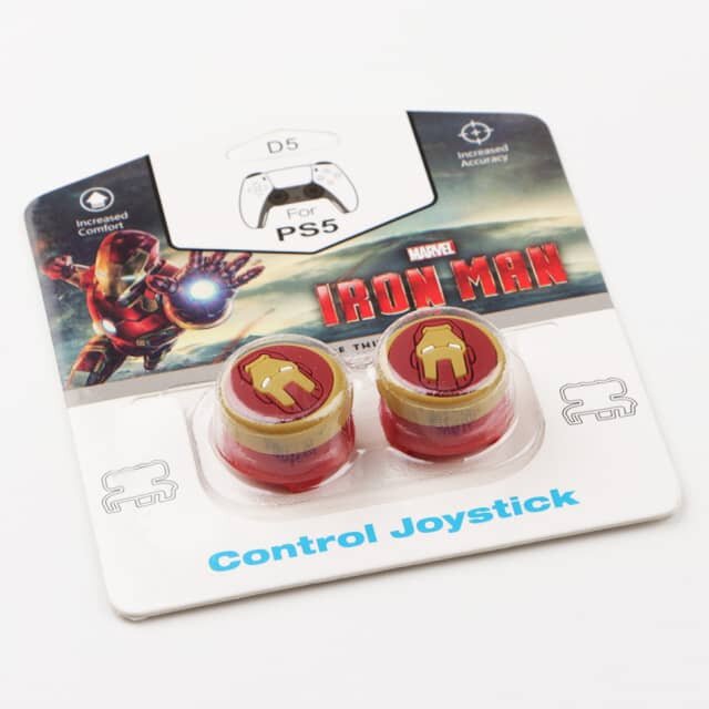 Высокие накладки на стики FPS Iron Man для геймпада DualSense (PS5)