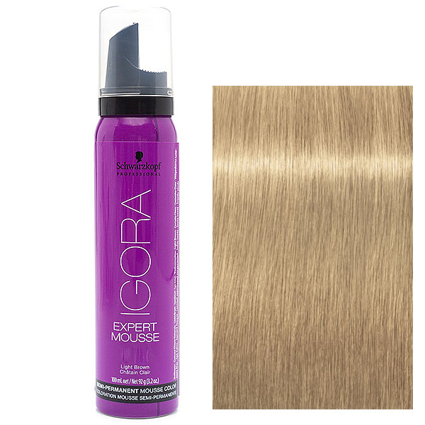 Schwarzkopf Igora Expert Mousse Тонирующий мусс для волос 9,5-4 Светлый блондин бежевый 100 мл