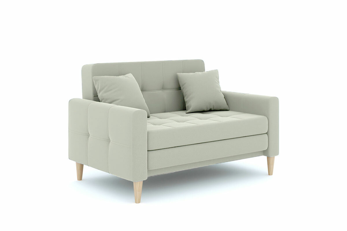 Диван-кровать на ножках "Этро Люкс 140", светло-бежевый, 140x195