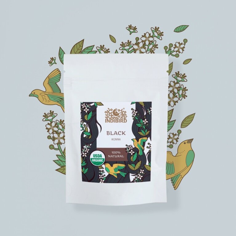 BLACK Henna, Indibird (Хна черная, Индибёрд), 50 г.