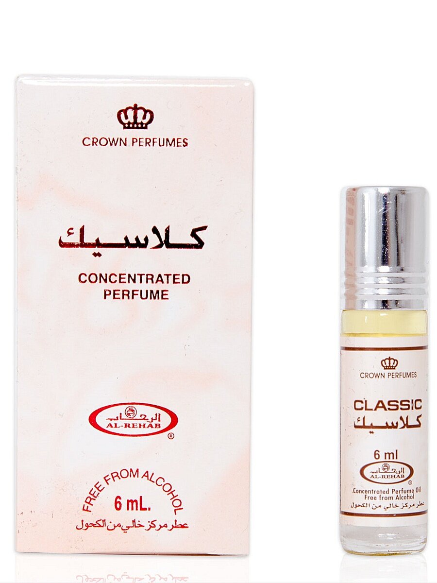Al-Rehab Concentrated Perfume CLASSIC (Масляные арабские духи классик Аль-Рехаб), 6 мл.