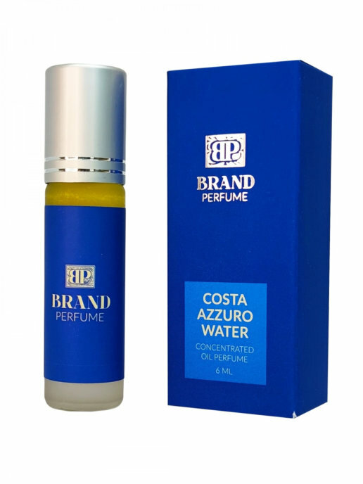 COSTA AZZURO WATER Concentrated Oil Perfume, Brand Perfume (коста аззура аква Концентрированные масляные духи), ролик, 6 мл.