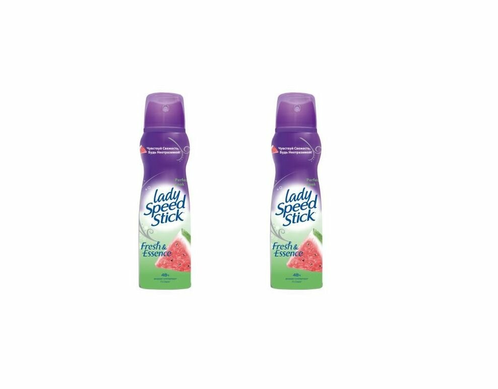 Lady Speed Stick Дезодорант спрей Fresh Essence Арбуз, 150 мл, 2 шт