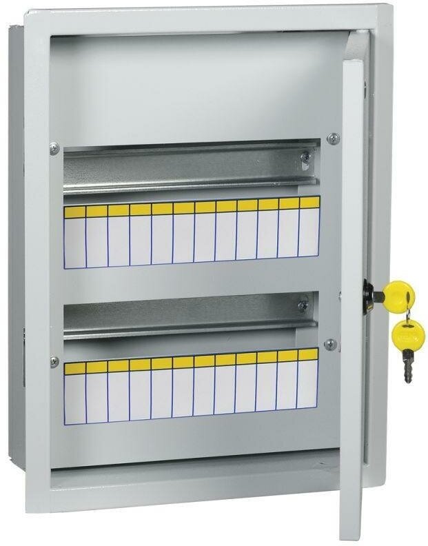 Корпус металлический скрытого монтажа (в штукатурку) ЩРв-24 (395х310х120мм) IP31 TITAN 3 IEK