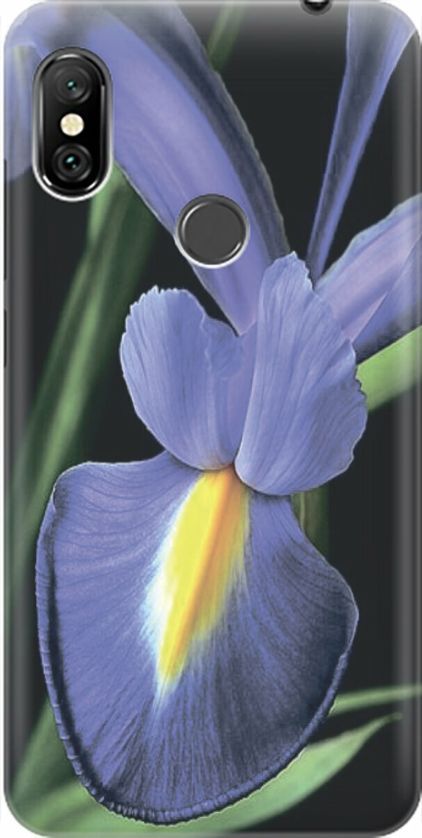 Силиконовый чехол Сиреневая калла на Xiaomi Redmi Note 6 / Note 6 Pro / Сяоми Редми Ноут 6 / Ноут 6 Про